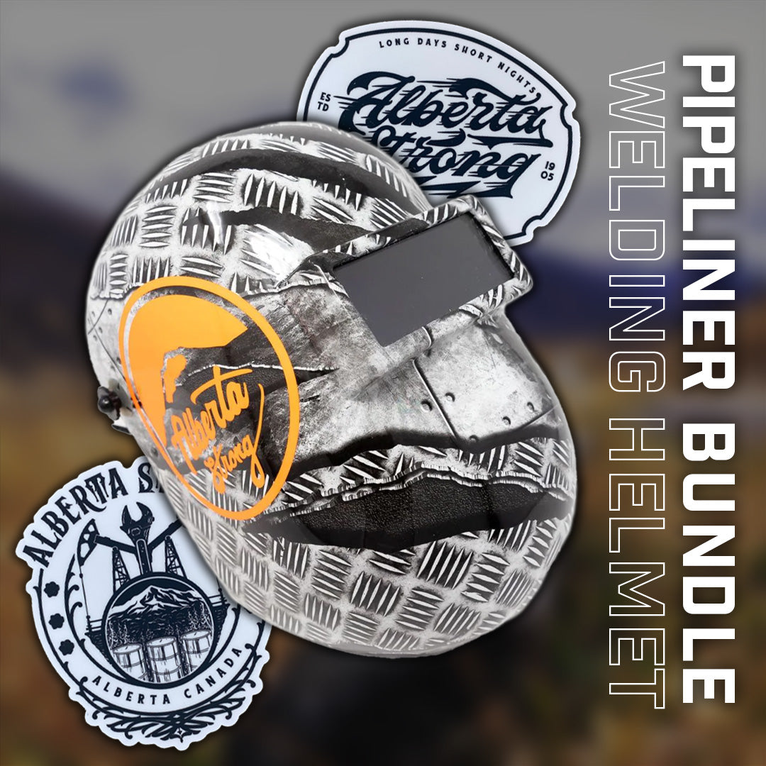 Pipeliner Welding Helmet Bundle – Alberta Strong
